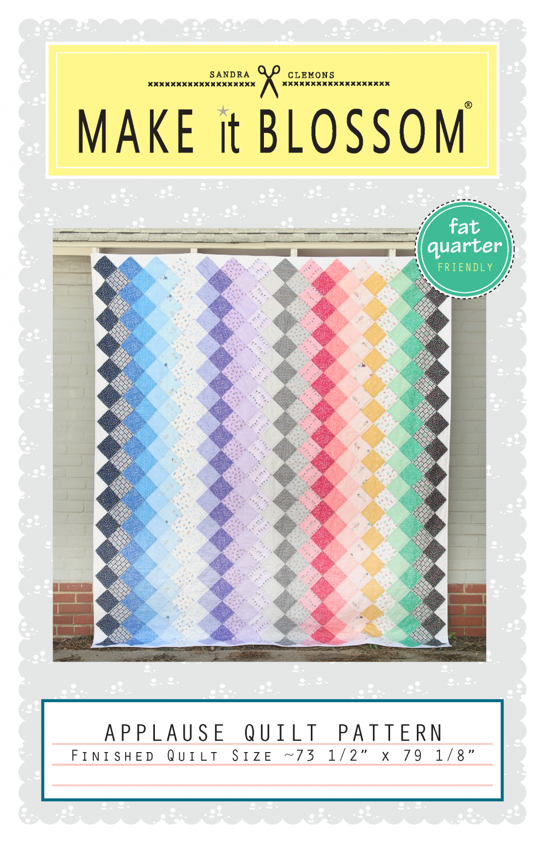 Applause Quilt Pattern – Download | Sandra Clemons